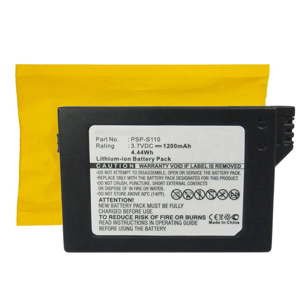 EXUBERTREE 1200mAh Battery for Sony PSP-S110Lite PSP-3001 PSP-3004 PSP-2000 PSP 2th PSP-3000 Silm New