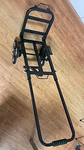 Gakee Stair Climber Cart 460LBS Capacity, Stair Climbing Cart with 6 Wheels Height Adjustable Handle Heavy Duty Foldable Hand Cart for Stairs (460 LBS)