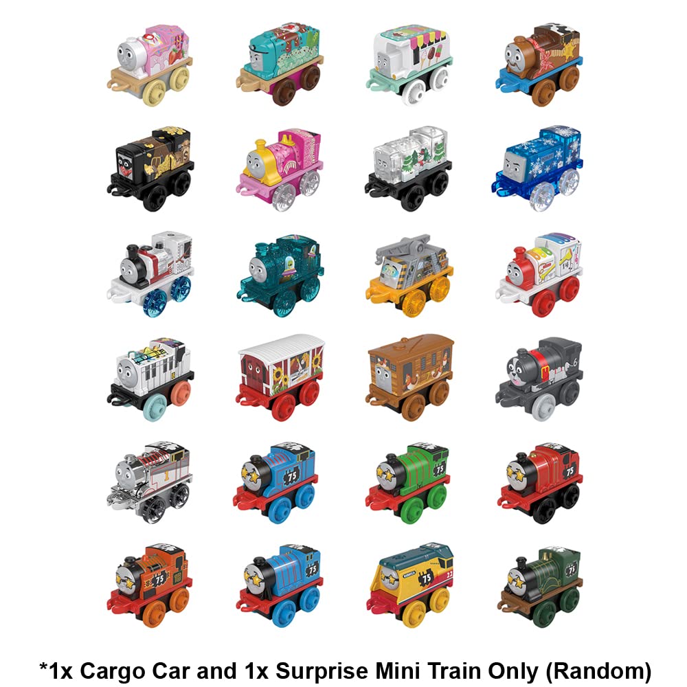 Fisher-Price Thomas & Friends Collectible Minis - Series 1 ~ Comes with a Cargo Car and One Surprise Mini Train ~ 24 to Collect