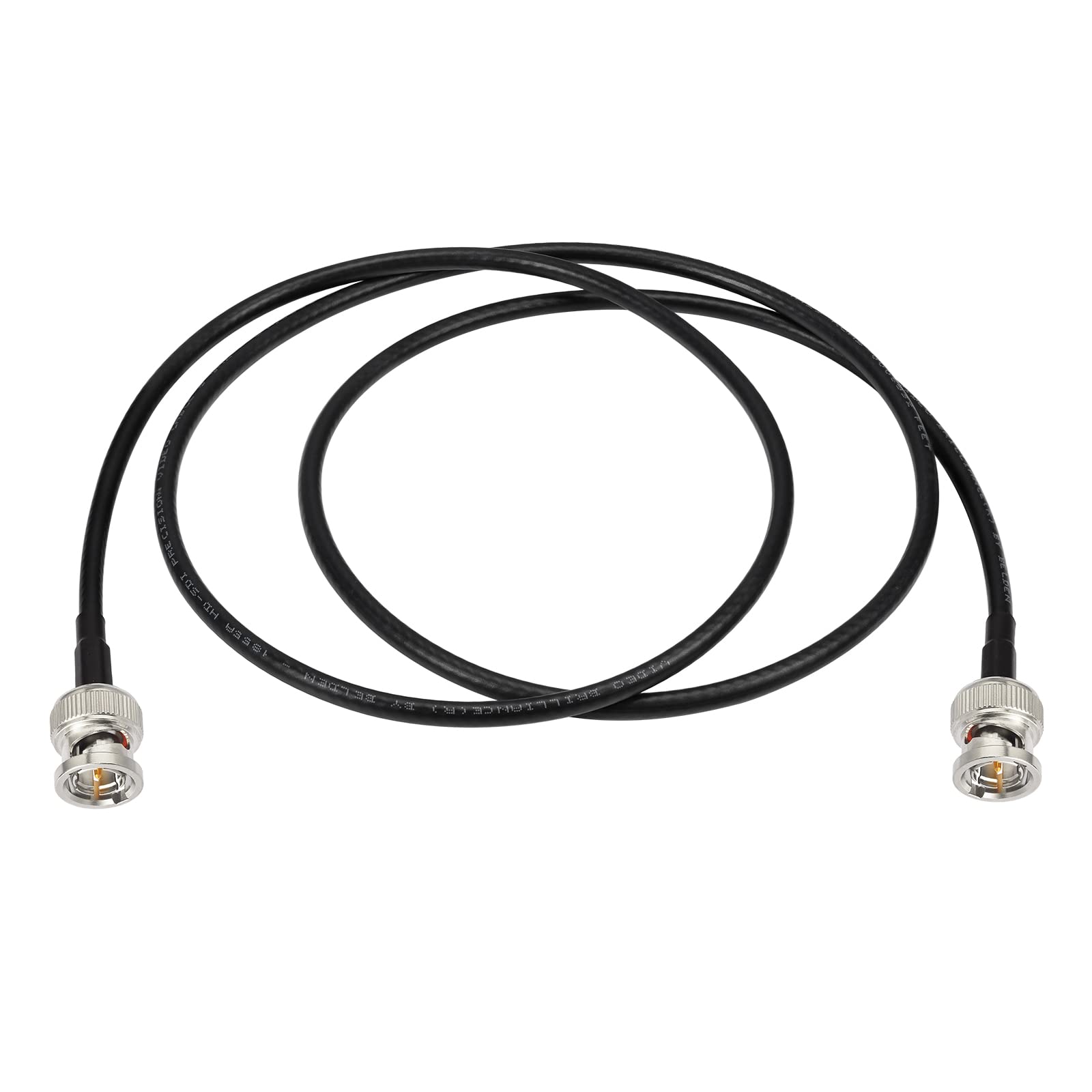 Superbat 3G/6G HD SDI Cable BNC Cable 3ft Thin Short (Belden 1855A) Supports HD-SDI/3G-SDI/4K/8K Camera Recorder Precision SDI Video Cable (2pcs)