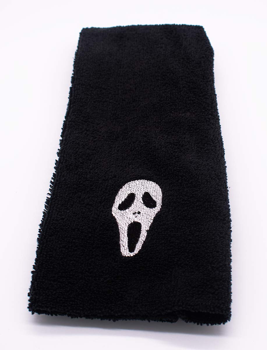 Embroidered Ghostface Hand Towel - Plush and Absorbent