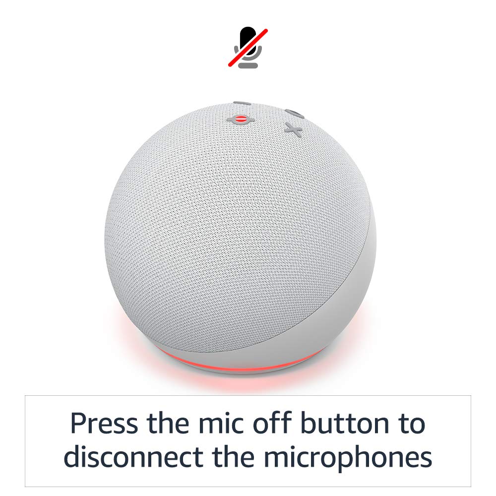 Echo Dot (4th Gen) Charcoal with Made for Amazon The Mandalorian Baby GroguTM-inspired Stand for Amazon Echo Dot (4th Gen)