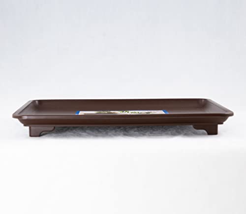 Japanese Deluxe Plastic Humidity/Drip Tray for Succulent & Bonsai Tree - 11.25"x 8.25"x 1.25"