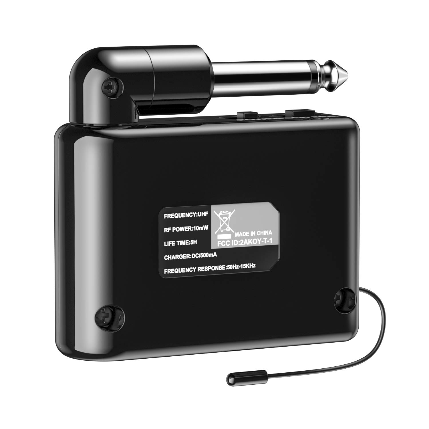 Donner Wireless Guitar System, Upgraded Digital Wireless Guitar Transmitter Receiver, for Electric Guitar Bass Violin Instrument Ultra-Low Latency 200ft Range Rechargeable (DWS-2)
