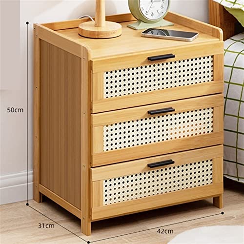 HIGOH Bedside Table Bedside Table Family Furniture Bedroom Near Drawer Storage Cabinet Bedside Table
