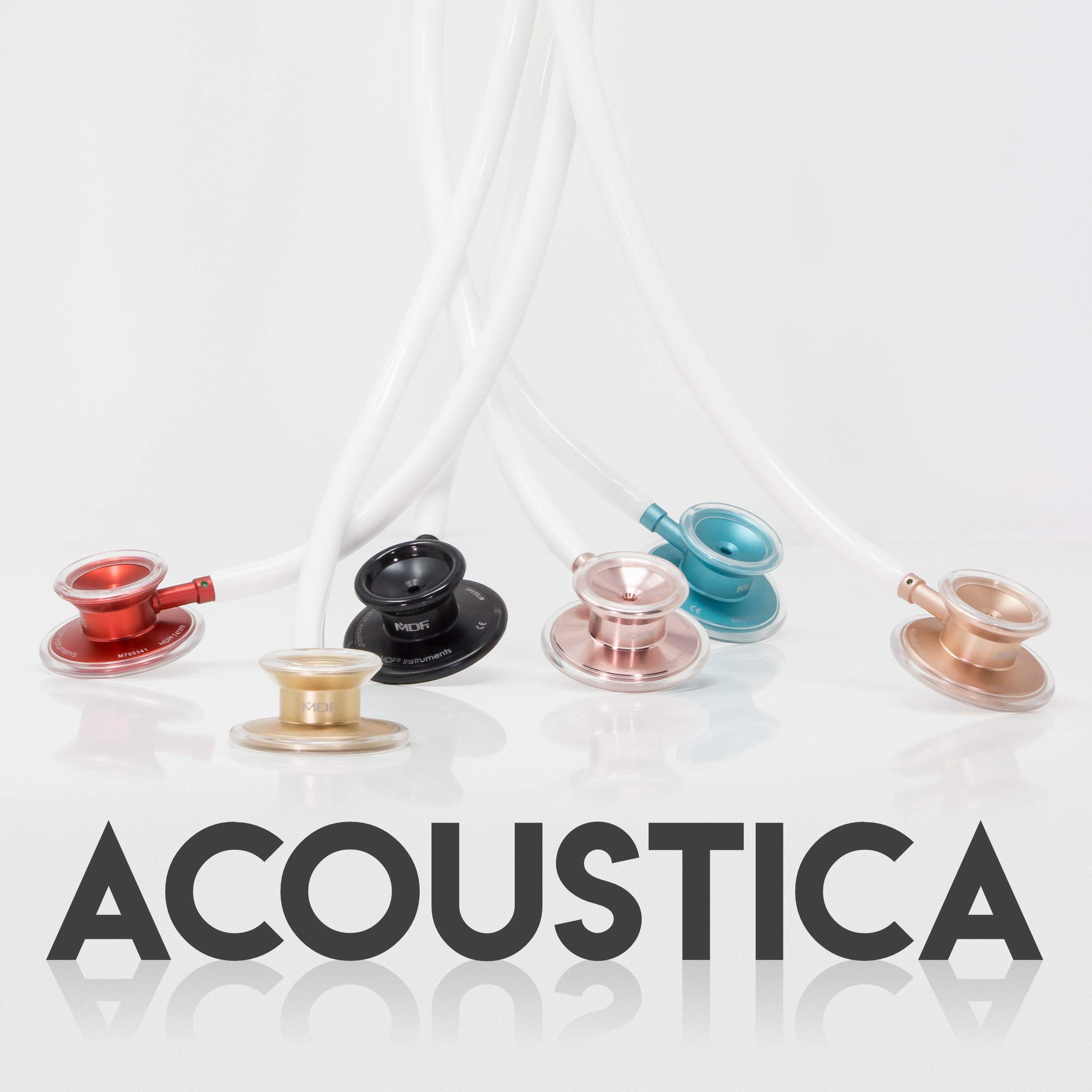MDF Instruments, Acoustica Lightweight Stethoscope for Doctors, Nurses, Students + MDF LUMiNiX Illuminator Medical Professional Diagnostic Penlight