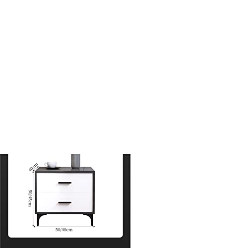 HIGOH Bedside Table Bedside Table Furniture Bedroom Desk Office Filing Cabinet Desk