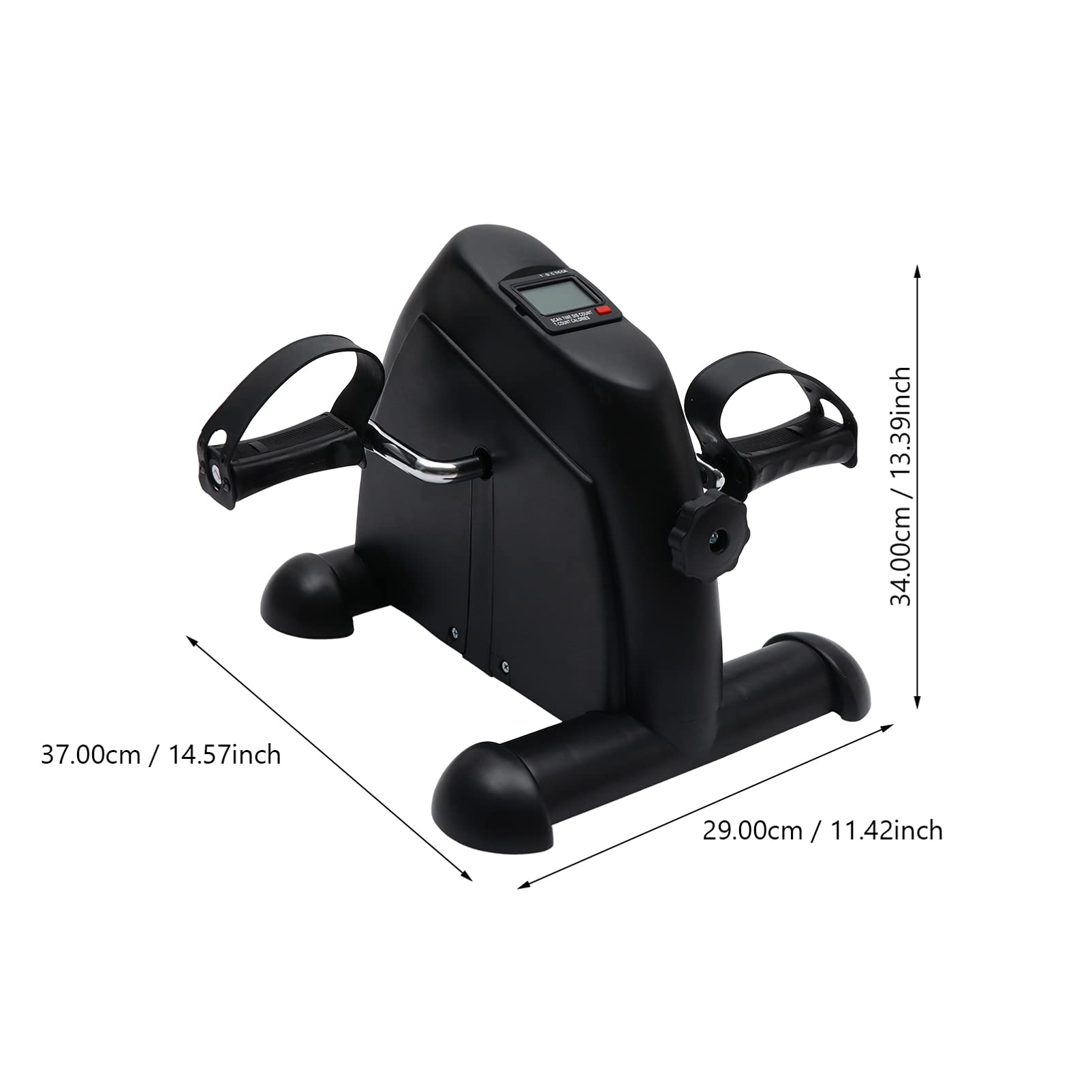 FARUTA Stepper for Exercise Stepper with Resistance Bands Aerobic Motor Household Adjustable Treadmill Pedal Black