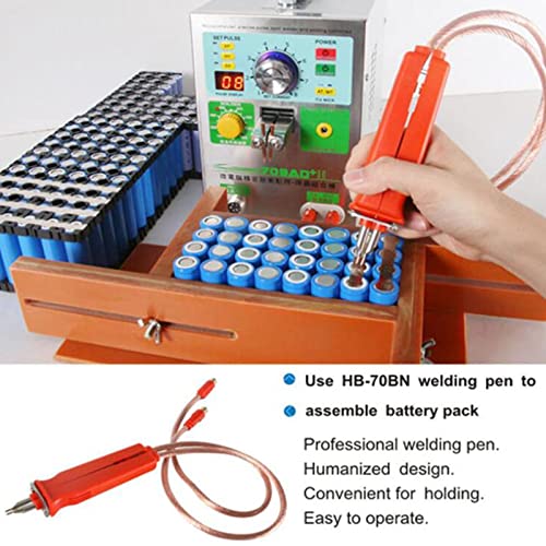 GAOMIN 709AD+ Battery Spot Welder,3.2kw Pulse Welding Machine for 18650 14500 Lithium Batteries Battery Pack,Wire-Controlled Foot Switch,for Battery Packs,Button Cells,Battery Repair