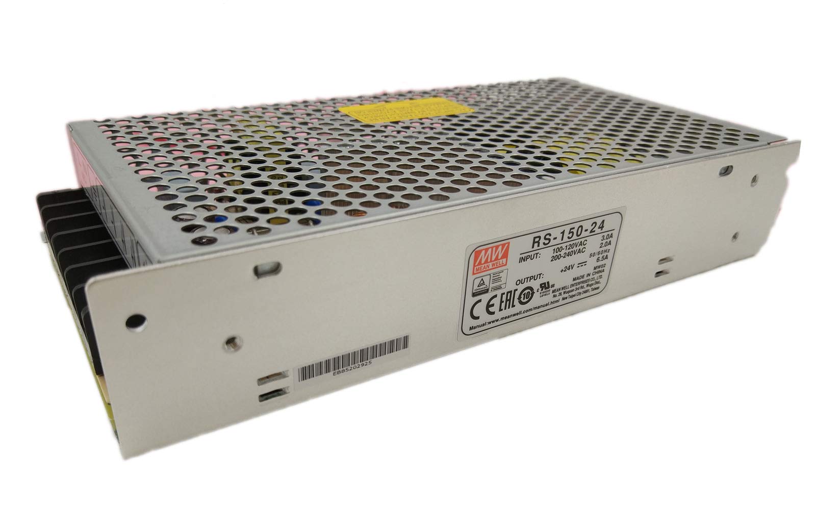 MEAN WELL RS-150-24 RS-150 Series 156 W Single Output 24 V AC/DC Switching Power Supply - 1 item(s)