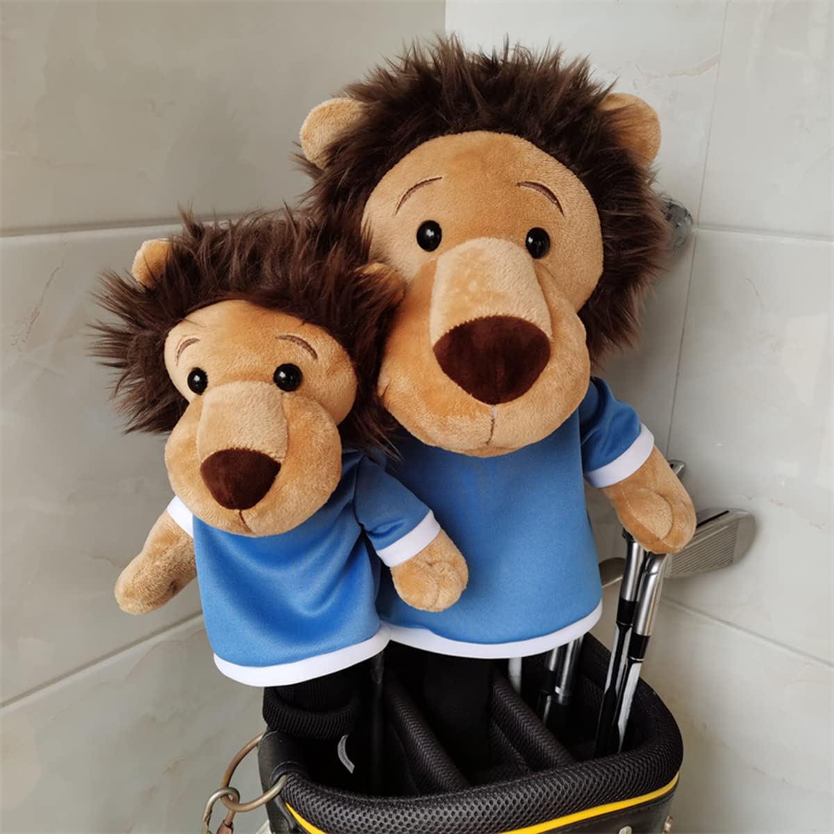 Golf Club Covers, Golf Head Covers,Animal Golf Driver Wood Covers, Fit Drivers and Fairway, Lovely Orangutan, Funny and Functional