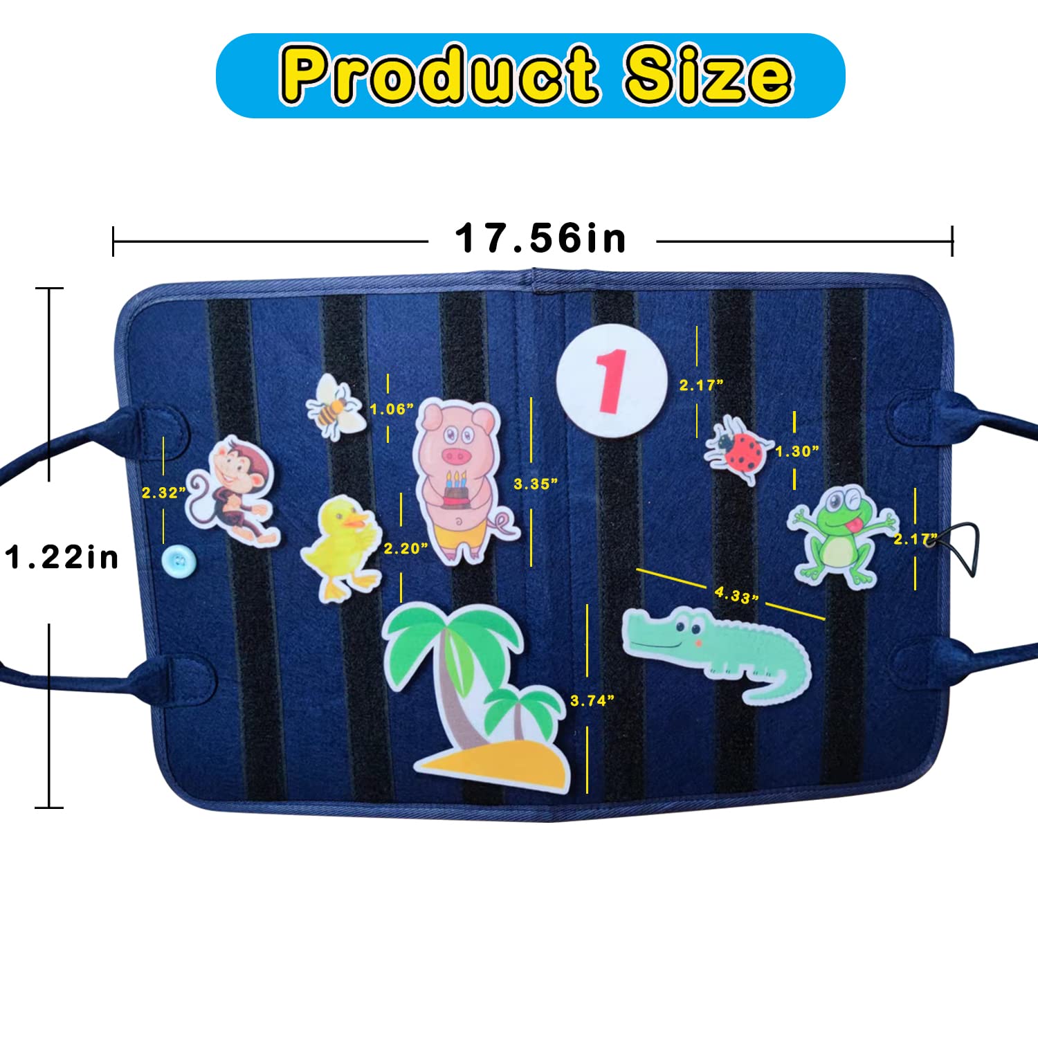 Felt Board Story Sets for Toddlers,4 Sets Felt Board Stories Flannel Boards Stories for Preschool Classroom Felt Board Storytelling Kit for Preschool Five Monkeys Five Frogs Five Ducks Five Pigs