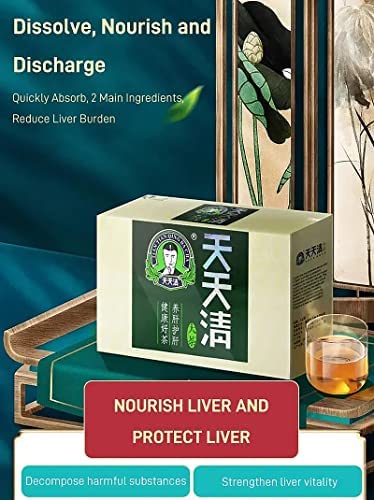 Everyday Nourishing Liver Tea,nourishing liver tea,Tian Tian Qing Da Cha Tea (2Box)