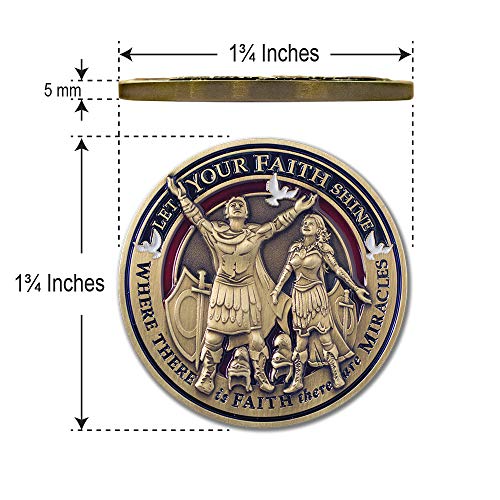 Faith (Armor of God) Challenge Coin · Faith in God Challenge Coin