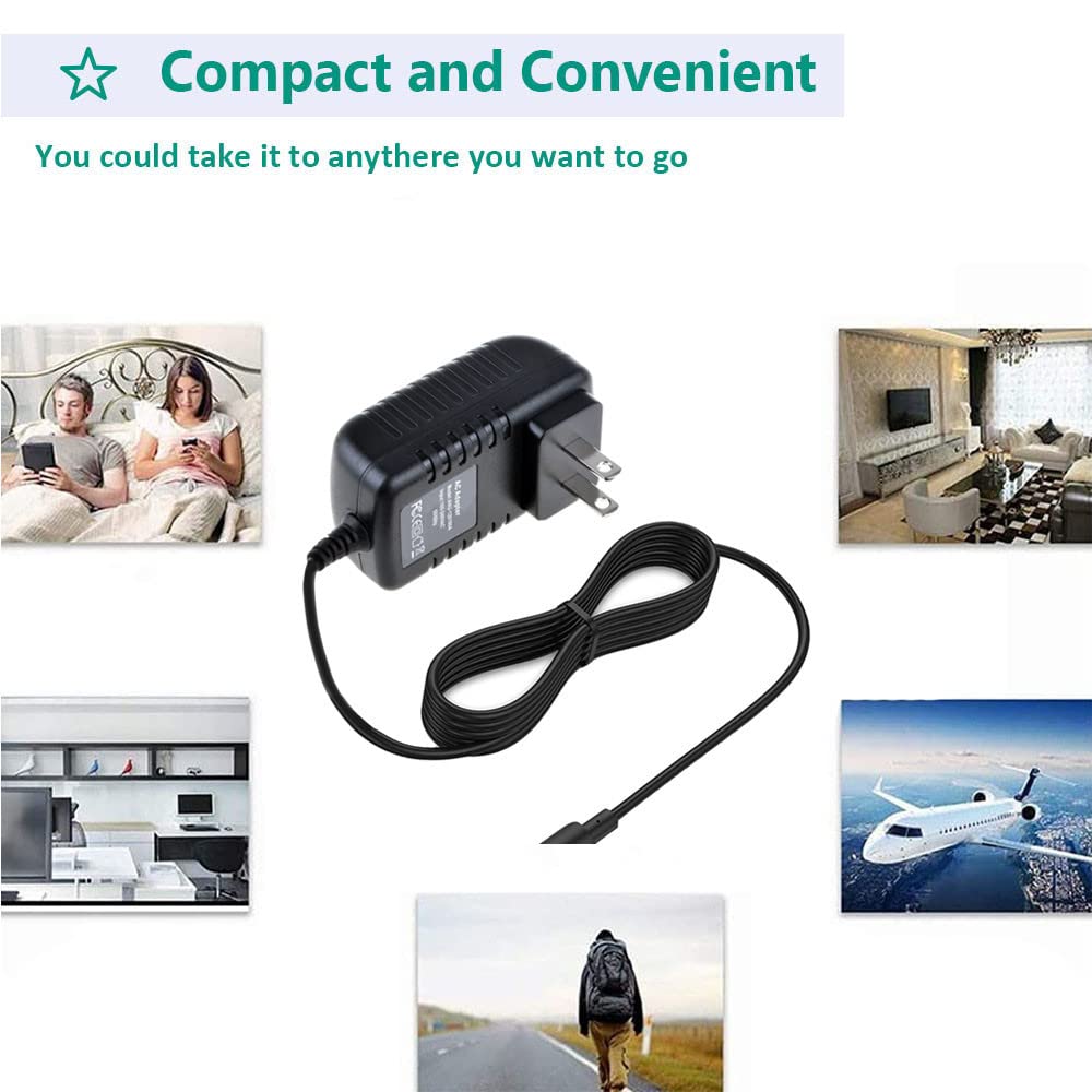 kybate 12V 1A AC Adapter Power Supply AC to DC Plug 4.0 x 1.7mm