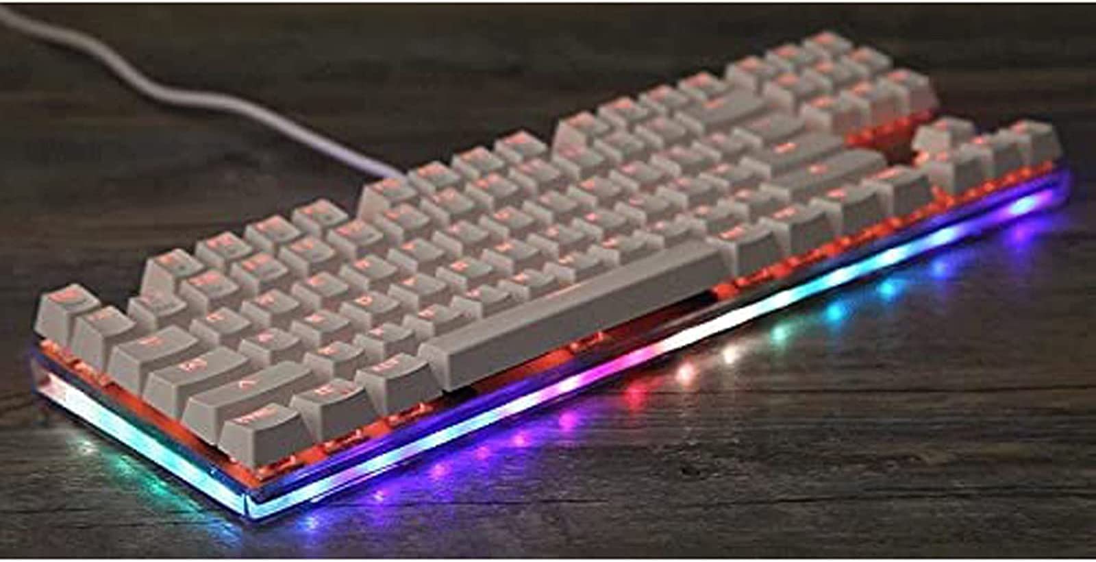XYLXJ Mechanical Gaming Keyboard RGB LED Rainbow Backlit Wired Keyboard
