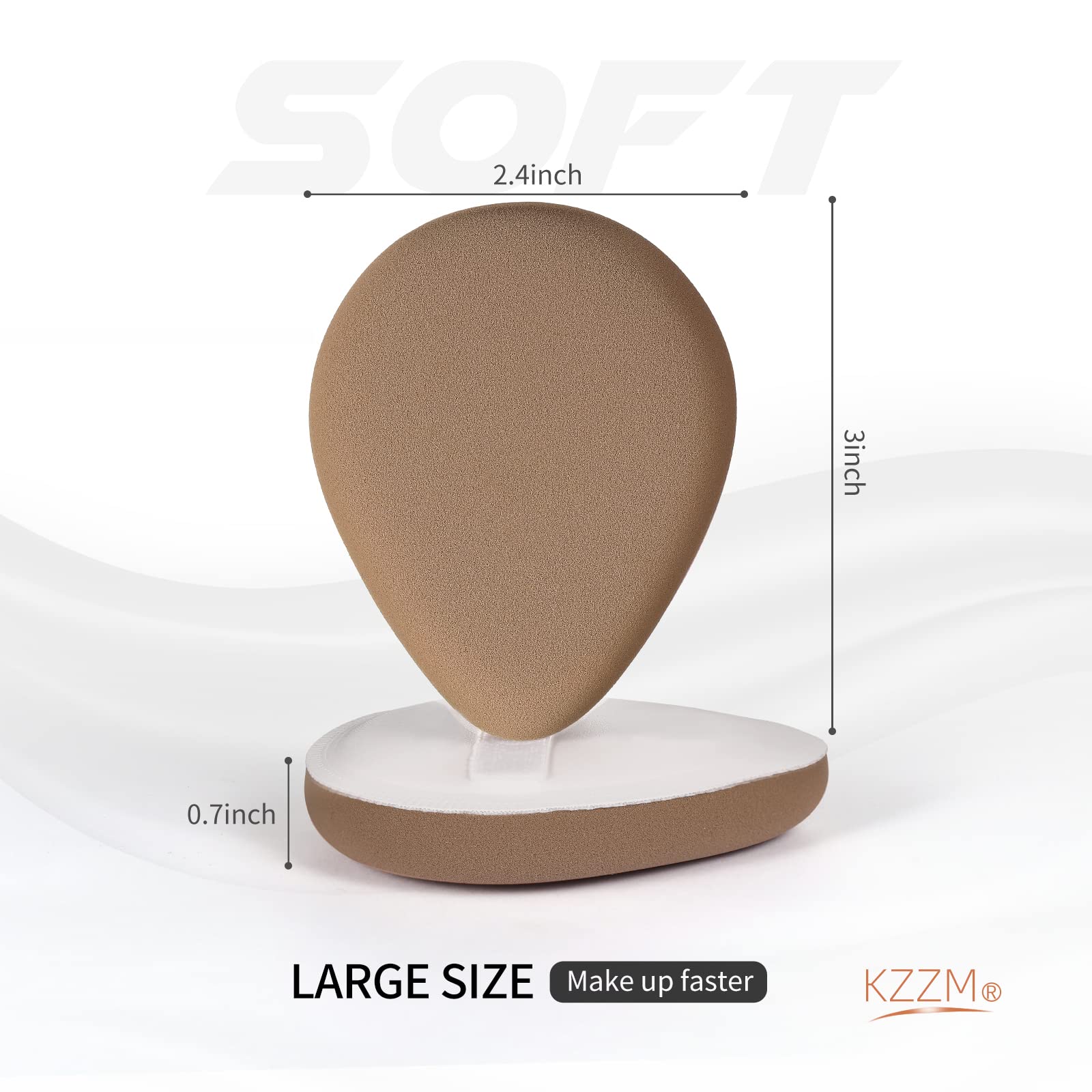 KZZM Sooo Soft Makeup Sponge With Carrying Case