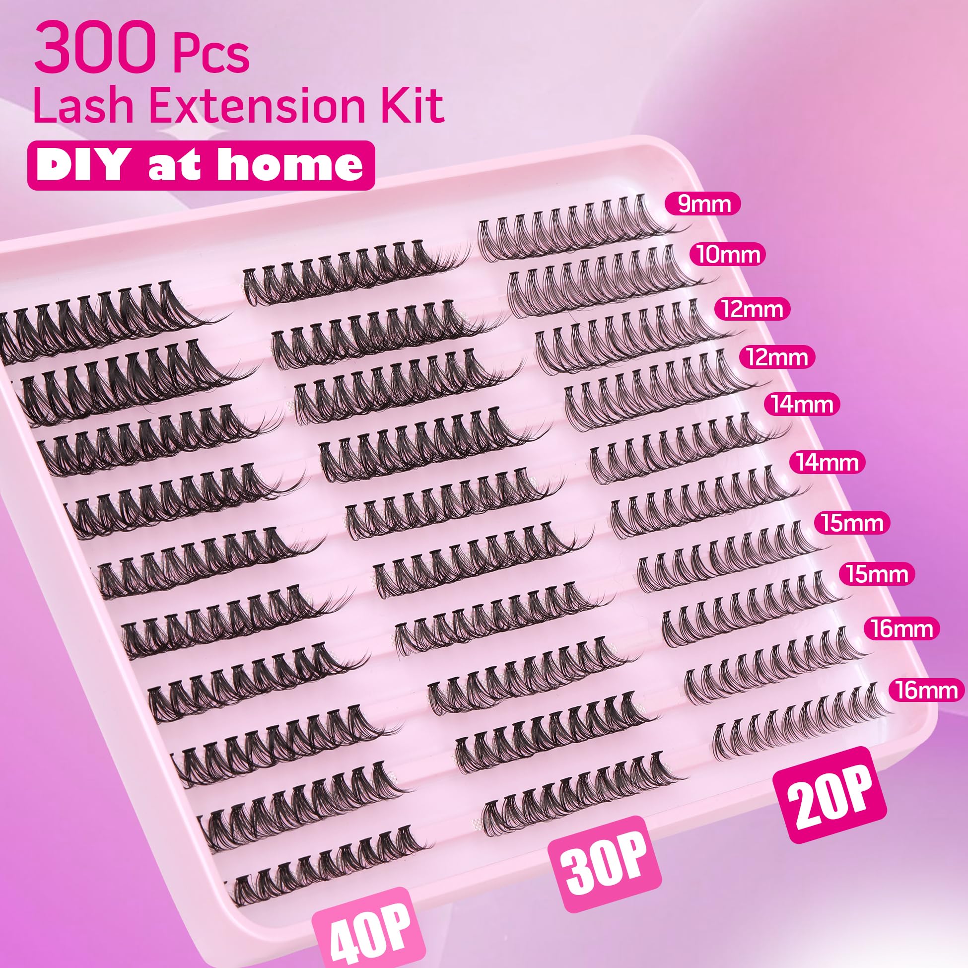 False Eyelashes Dramatic Mink Lashes Fluffy 20mm Natural Wispy Faux Mink Eyelashes Long Thick 5 Pairs Fake Eyelashes Pack