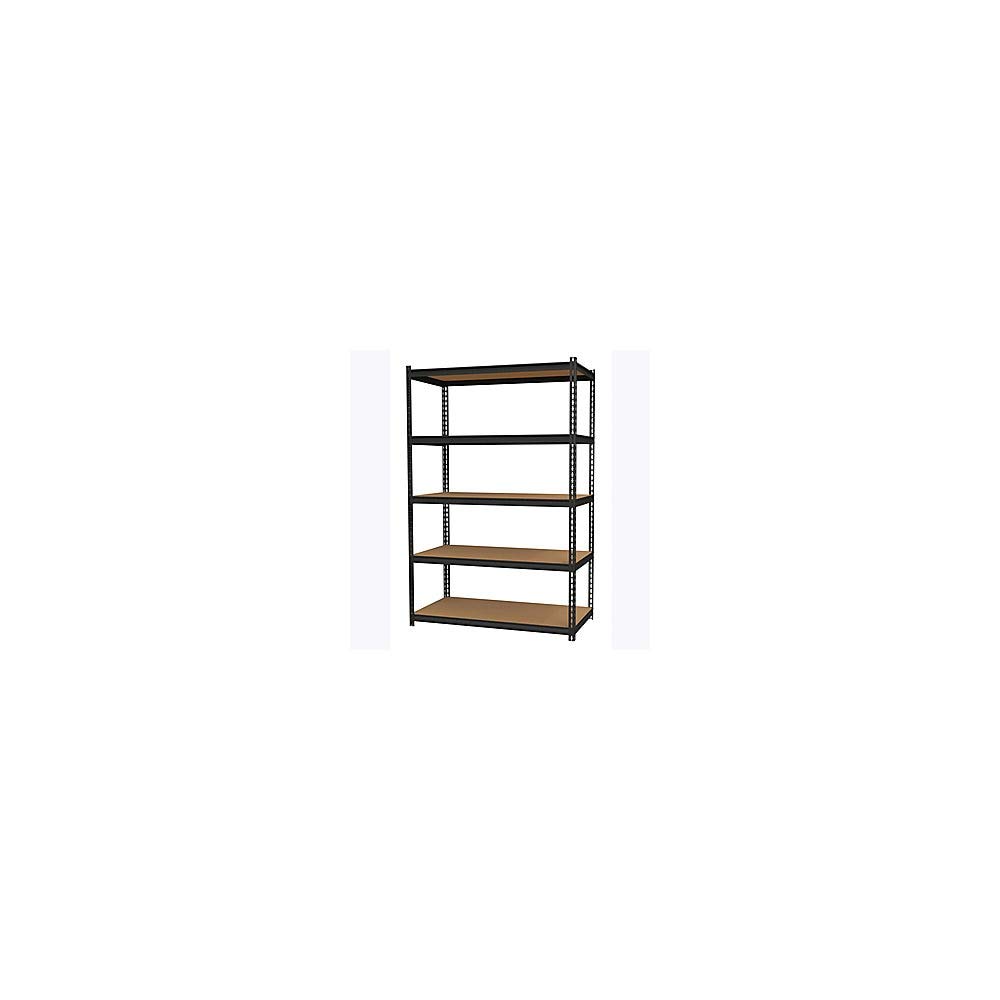 Lorell 2,300 lb Capacity Riveted Steel Shelving