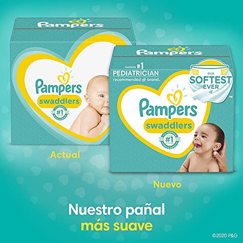 Diapers Size 2, 124 Count - Pampers Swaddlers Disposable Baby Diapers, Giant Pack (Packaging May Vary)