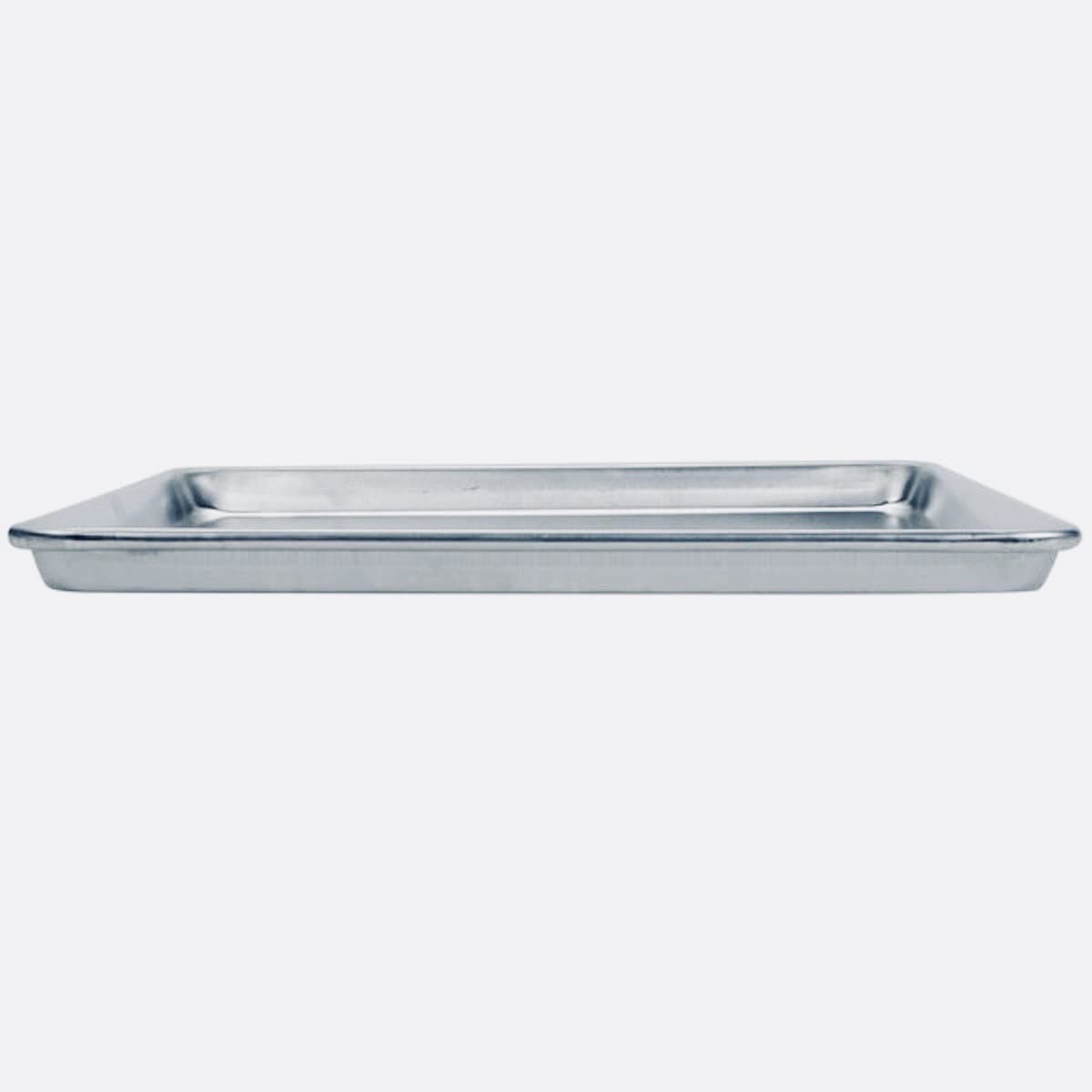 Full Size 18 Gauge Sheet Baking Pan, Wire in Rim Aluminum Bun Pan, Professional, Commercial, and Industrial Grade Pan by Tezzorio