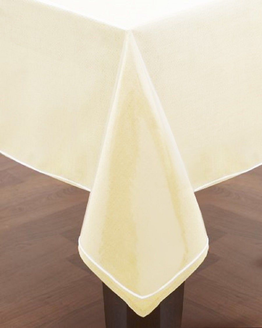Elaine Karen Clear Plastic Tablecloth 100% Waterproof Table Protector Crystal clear plastic cover for dining table Heavy Duty Vinyl, 60" x 108" Rectangle