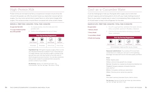 The Complete Bariatric Cookbook and Meal Plan: Recipes and Guidance for Life Before and After Surgery