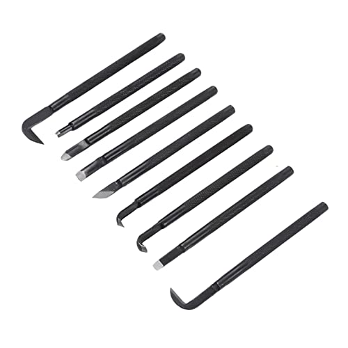 Jiawu Bonsai Cutting Tool 9Piece Bonsai Tool Set Nonslip Antideformation Handle for Shaping Rossing Pruning
