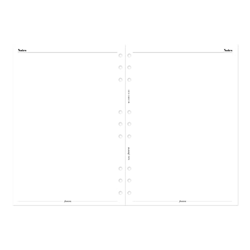 Filofax Refill, Deskfax, Week-to-View with Appointments, White Paper, English, 2023 (C68612-23), 7 inches X 10 inches