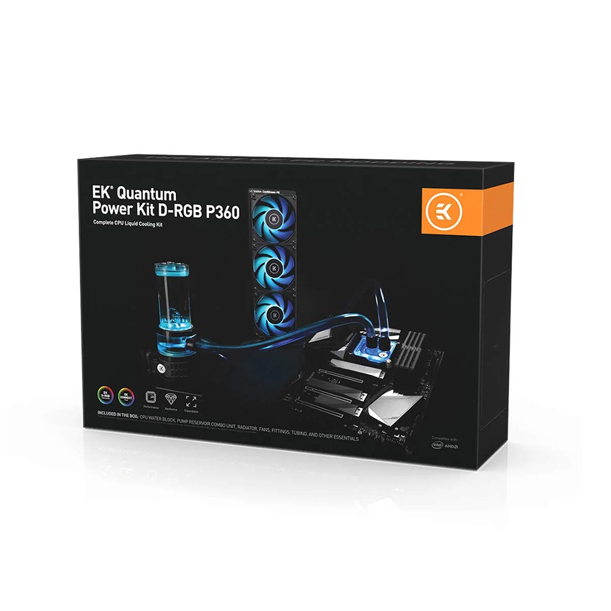 EKWB EK-Quantum Power P360 Water Cooling Kit, Digital RGB