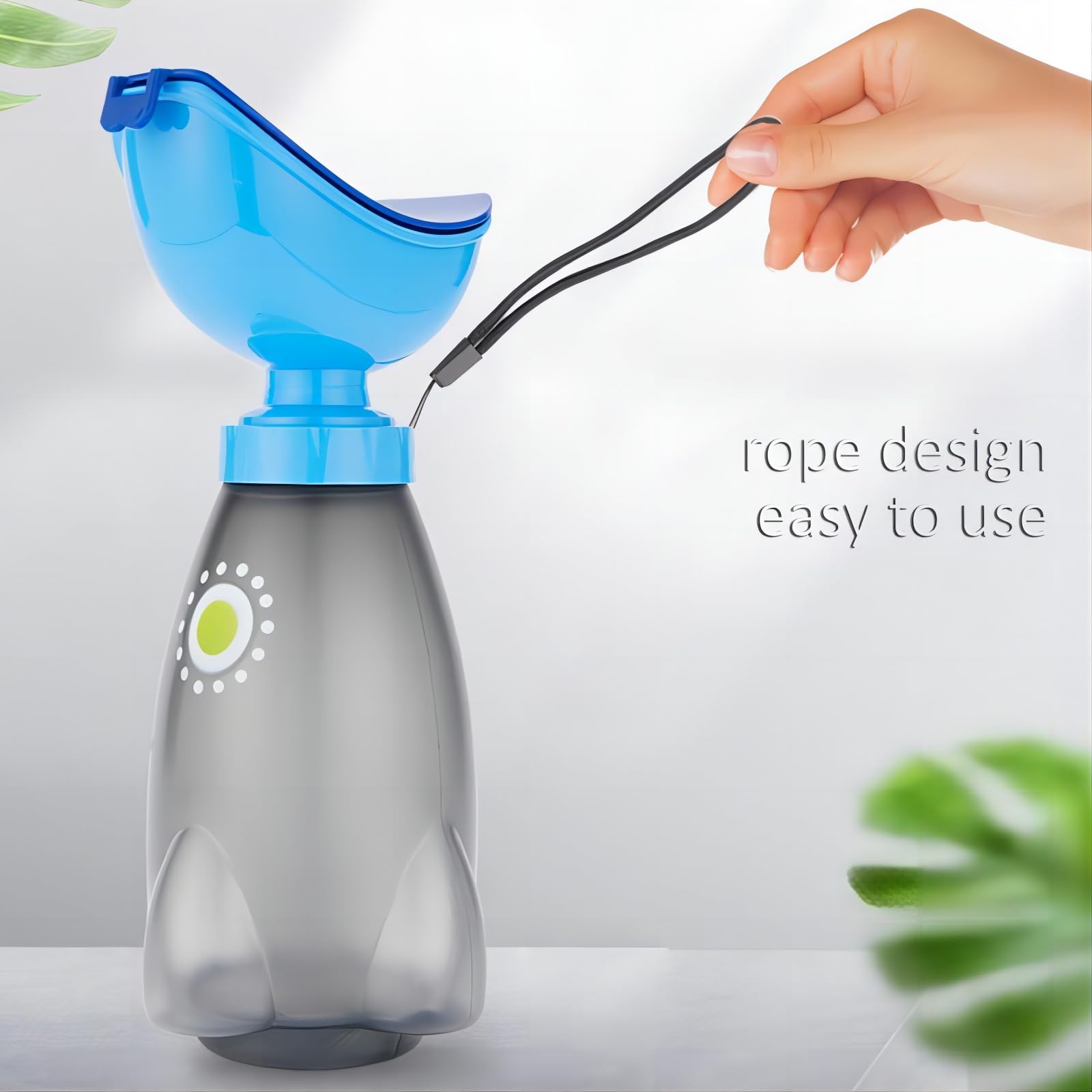GREATLINK Portable Emergency Unisex Urinal Potty Toilet Pee Training Cup, Pee Bottle with a Lid and Funnel for Kids Potty Pee Training for Outdoor Car Travel Road Trip Camping Park Beach(1 Pcs Blue)