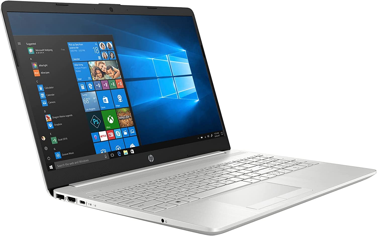HP 15.6" FHD IPS Flagship Laptop (Intel i5 4-Core, 32GB RAM, 2TB PCIe SSD, Intel Iris Xe, Backlit Display (1920x1080), WiFi 5, Bluetooth, Webcam, Win 10 Pro) with Hub