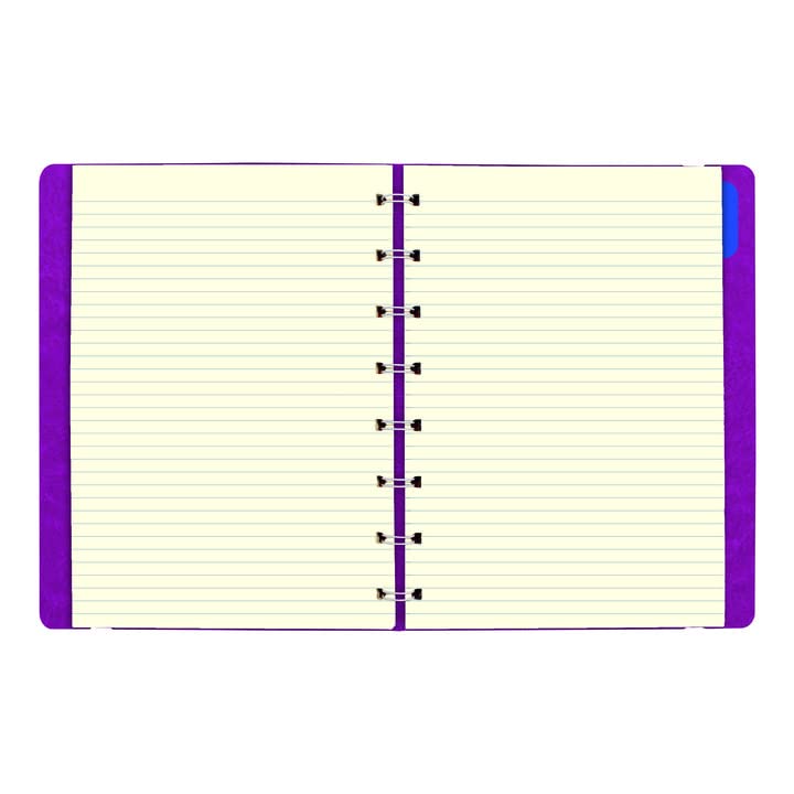 Filofax Weekly Planner, 12 Months, January to December, 2024, Twin-Wire Binding, Bilingual, 8.25" x 5.75", Fuchsia (C1851403-24)