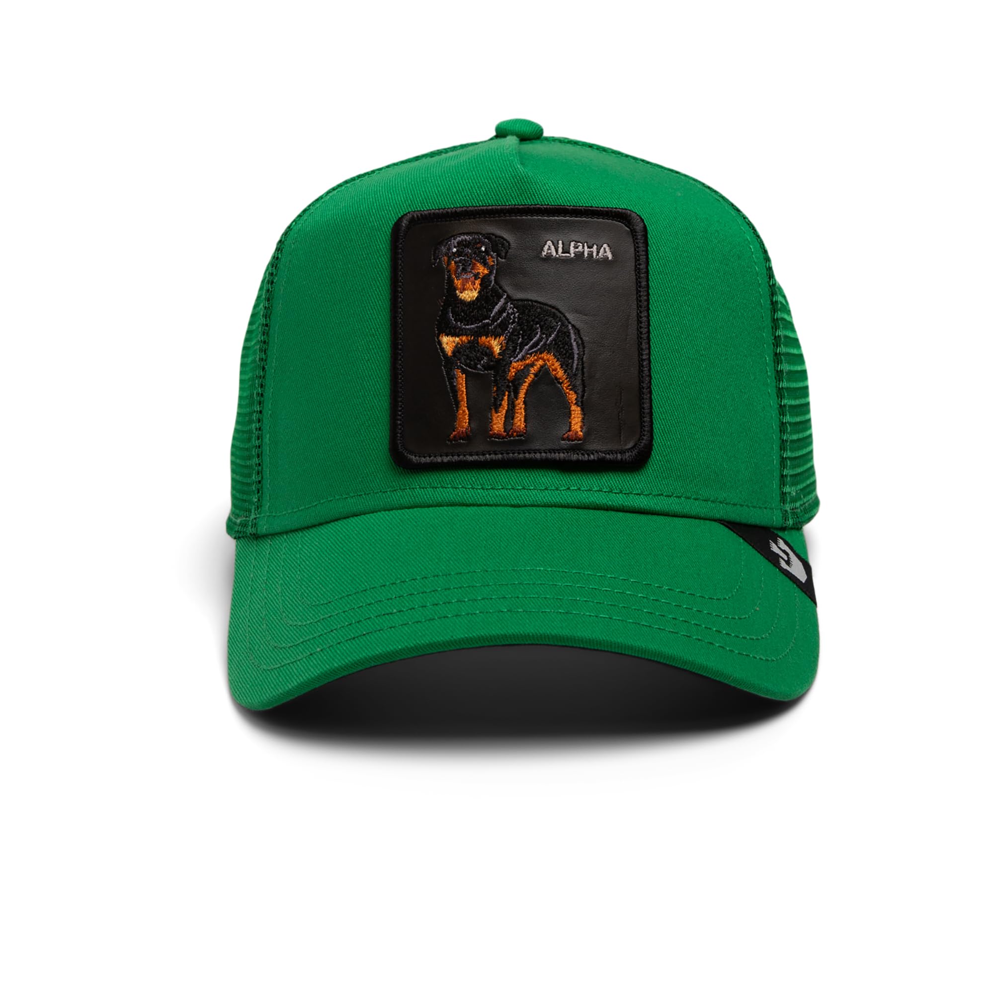 Goorin Bros. The Farm Unisex Original Adjustable Snapback Trucker Hat, Kelly Green (The Alpha Dog), One Size