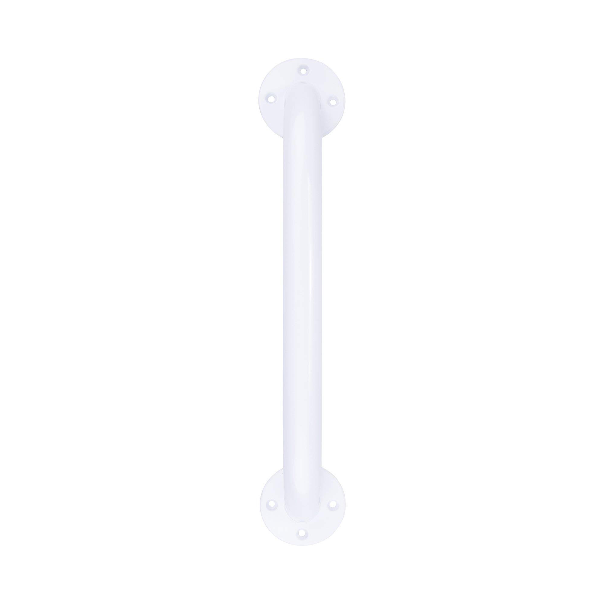 McKesson Grab Bar for Bathtub and Showers, Streel, White, 12 in L, 1 Count