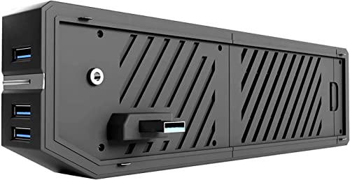 Fantom Drives 2TB Xbox One Hard Drive Upgrade - Easy Snap-On with 3 USB Ports - Compatible with Original Xbox One Only (XBOX-2TB-SH)