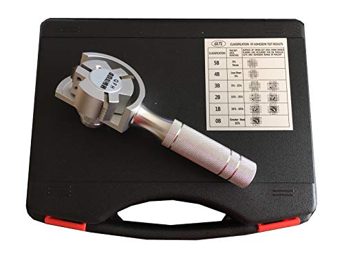 GLTL 3-in-1 Rotating Cross Hatch Adhesion Tester Cross-Cut Tester Kit with 1/mm/2mm/3mm blades, metal handle