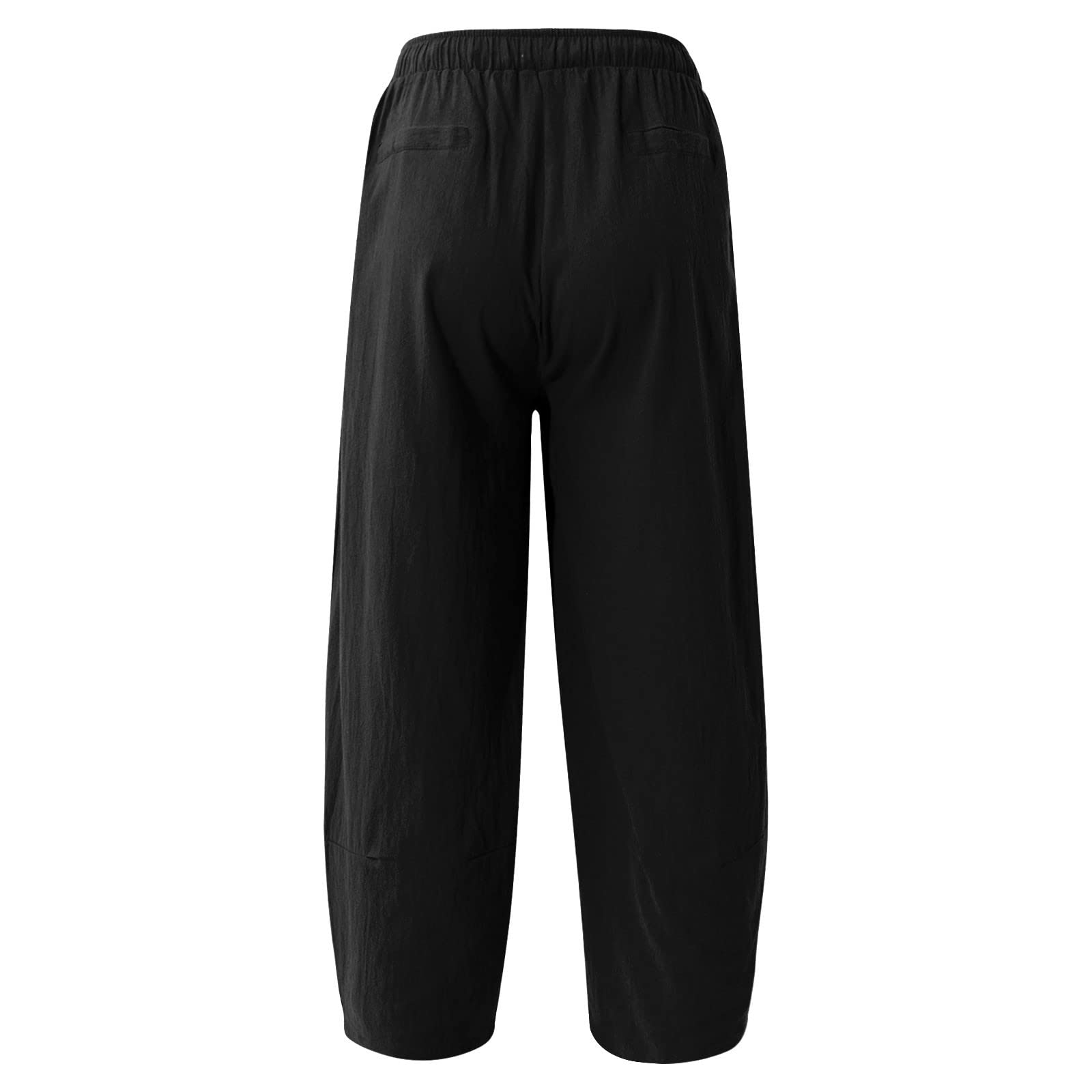 FlekmanArt Harem Pants for Men Mens Sweatpants Sweatpants for Men Comfortable Breathable Trousers Mens Workout Pants
