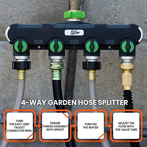 Flexi Hose Splitter- 4 Outlet