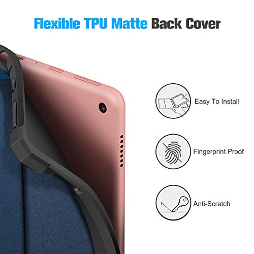 Fintie Case for All-New Fire HD 8 and Fire HD 8 Plus Tablet (10th Generation, 2020 Release) - [Flex Stand] Slim Folding Protective Cover with Soft TPU Back Shell, Auto Sleep/Wake, Starry Sky