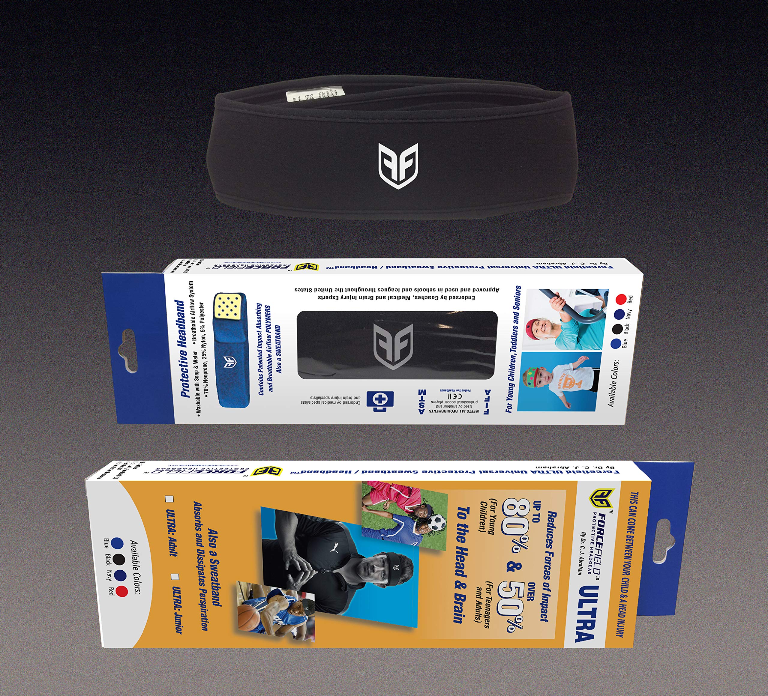 ForceField FF Ultra Protective Headgear (Black)