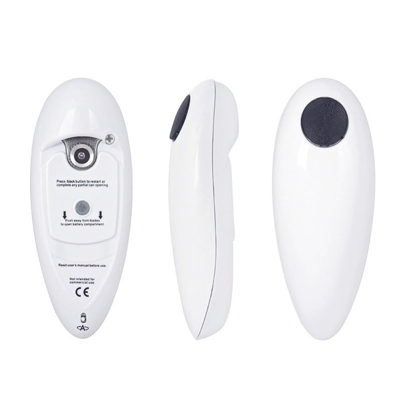 Electric Can Opener,One-Touch Automatic Can Opener Smooth Edge Food-Safe, Kitchen Gadget Gift for Chef, Women, and Senior with Arthritis