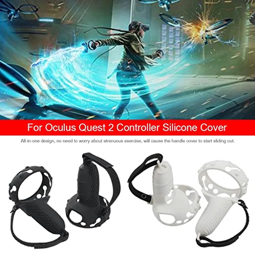 Fully Protection Covers for Oculus Quest 2 Touch Controller Grip Silicone Covers Case Handle Sleeve Grip Covers Touch Controller Grip Cover for Oculus Quest 2