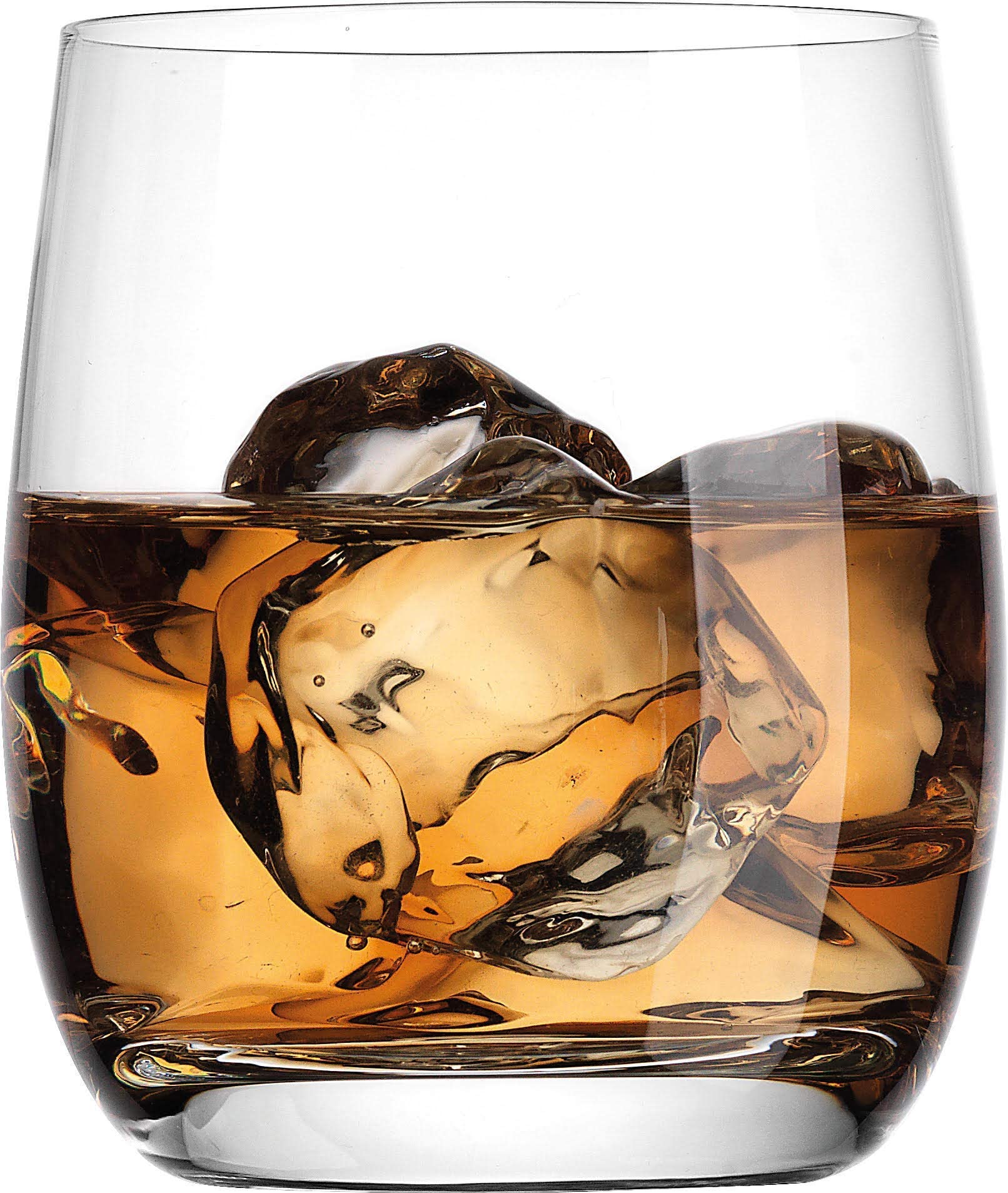 Godinger Double Old Fashioned Whiskey Glasses, Rocks Glasses, Glass Beverage Cups, European Made - 12oz, Set of 4