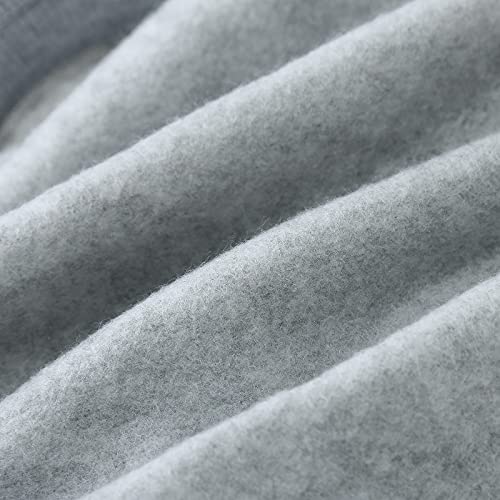 GuangYuan Women Long Sleeve Shirt Christmas Print Pullover Large Size Slouchy Sweatshirt Drop Shoulder Pullover Baseball T-Shirt Grey