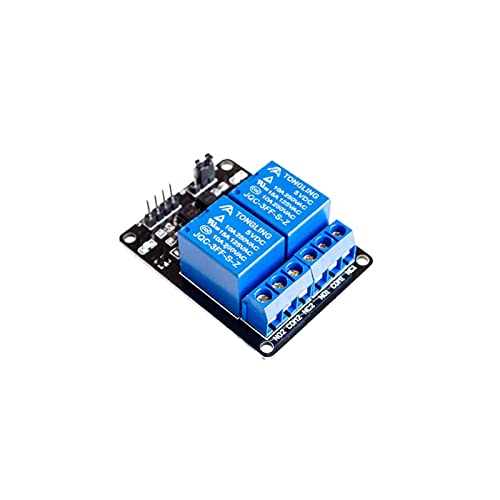 ILAME 1PCS 5V 2-Channel Relay Module Shield for Arduino Electronic 5V 10A 2 Channel Relay Module