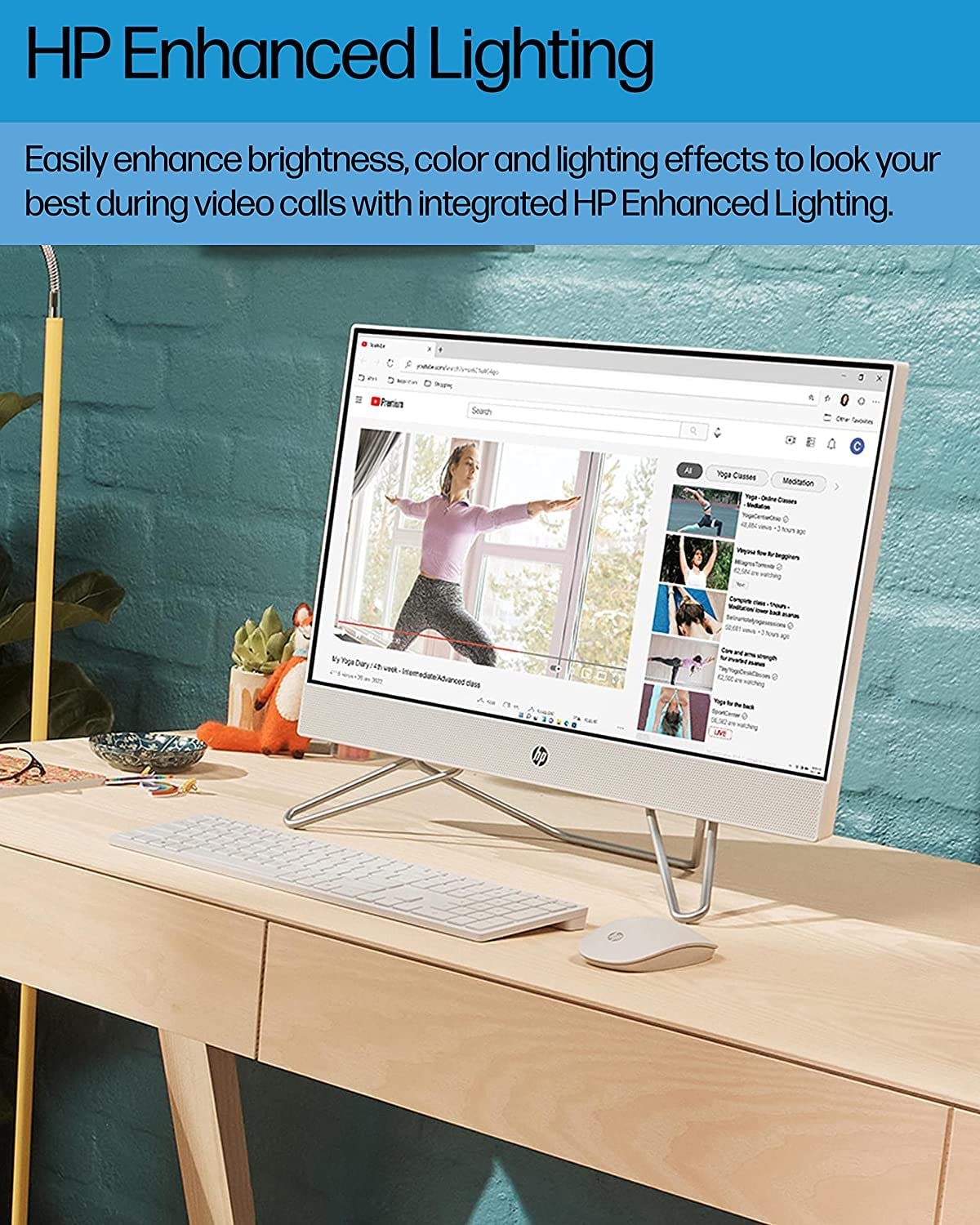 HP Newest 24" FHD IPS Touchscreen All-in-One Desktop, Intel 4-Core Pentium Silver J5040, 16GB DDR4 512GB SSD, Intel UHD Graphics, WiFi, Bluetooth, RJ-45, Card Reader, Win11 Pro