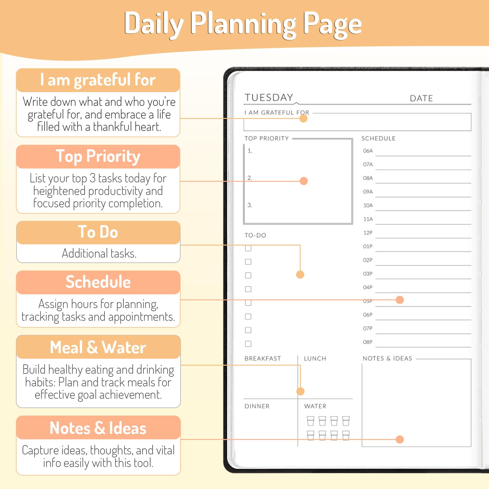 Forvencer 2024 Planner, Daily, Weekly & Monthly Planner 2024-2025 Academic Year, Durable Hardcover Weekly Planner for Work, School, Home, Start Anytime, A5(5.8'' x 8.3''), Dark Green