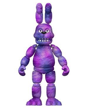 Funko Action Figures - FNAF Tie Dye Five Night's at Freddy's Set of 4 - Bonnie, Chica, Foxy and Freddy