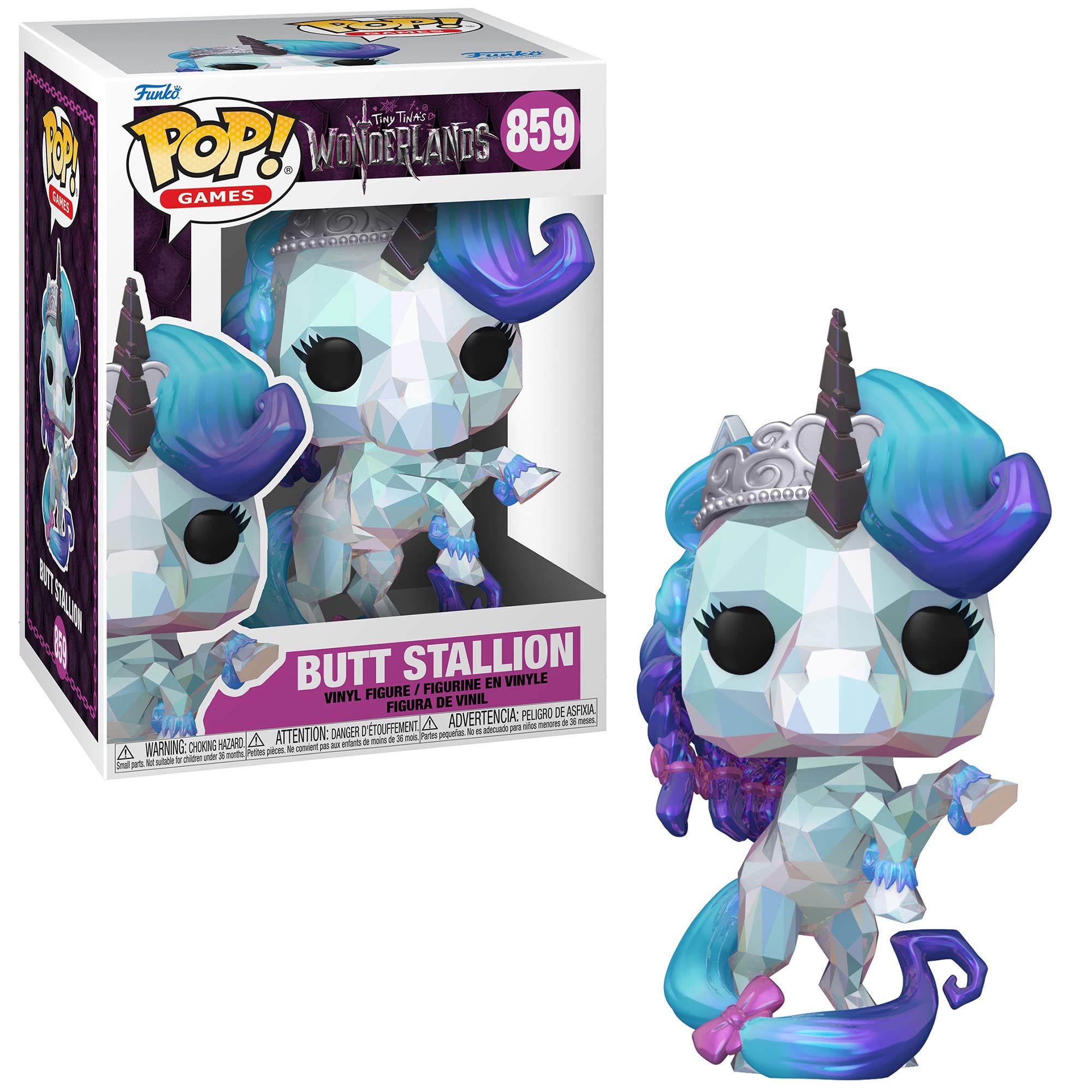Funko Pop! Games: Tiny Tina's Wonderlands - Borderlands Collectors Set - Includes: Tiny Tina, Butt Stallion, Dragon Lord, and Paladin Mike